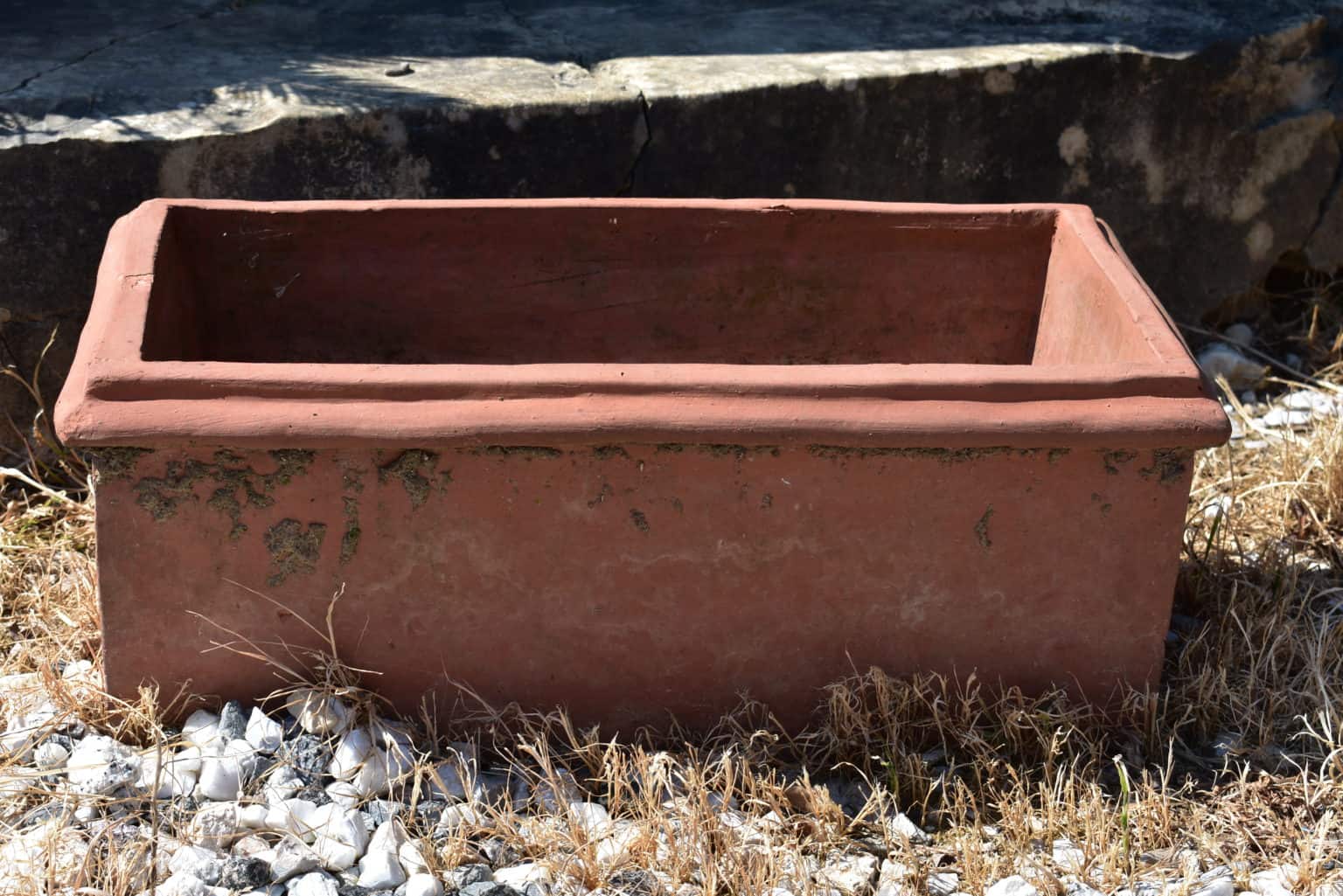 Coppia di vasi smaltati in cotto bellissimi di medie dimensioni