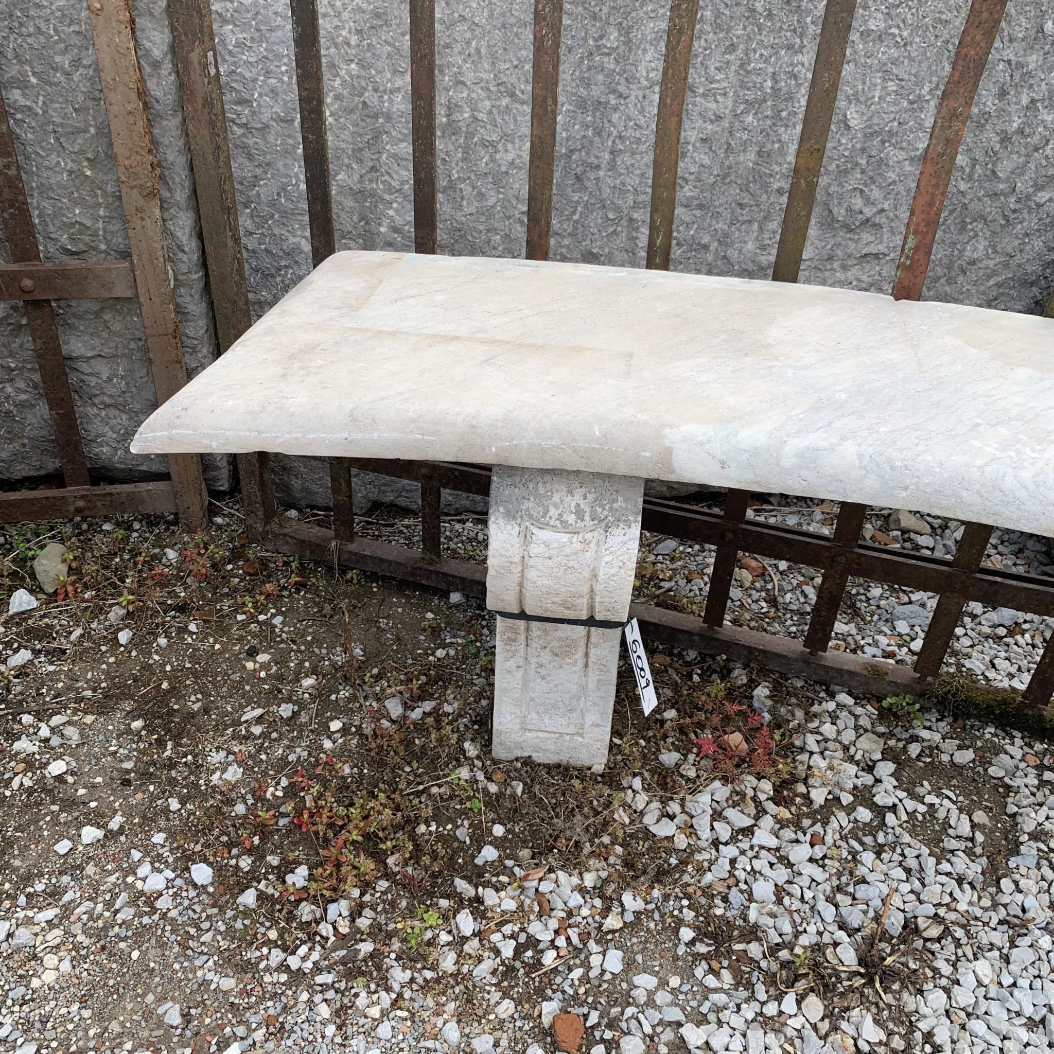 Pair of ancient stone benches - Pair of ancient stone benches